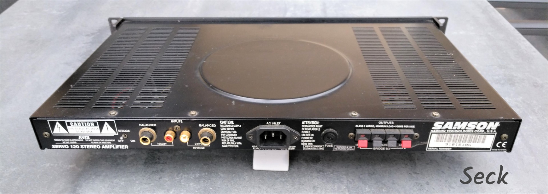 Samson Samson Servo 120, Studio Amplifier | 100 EUR - Gebrauchte ...