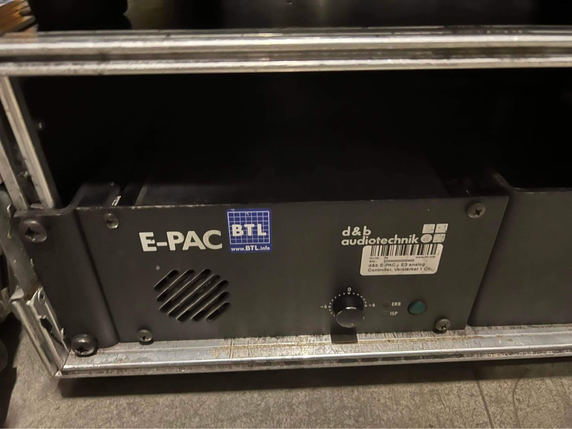 D&B Audiotechnik E PAC | 250 EUR - Gebrauchte-Veranstaltungstechnik.de ...