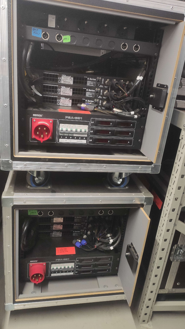 Powersoft K series set incl. sliding door amprack Powersoft K10 | 7050 ...