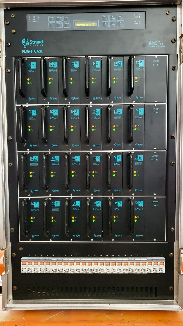 Strand Lighting - Rank Strand ANDI DX 25 i Dimmercase 24x 2,5KW DMX 512 ...