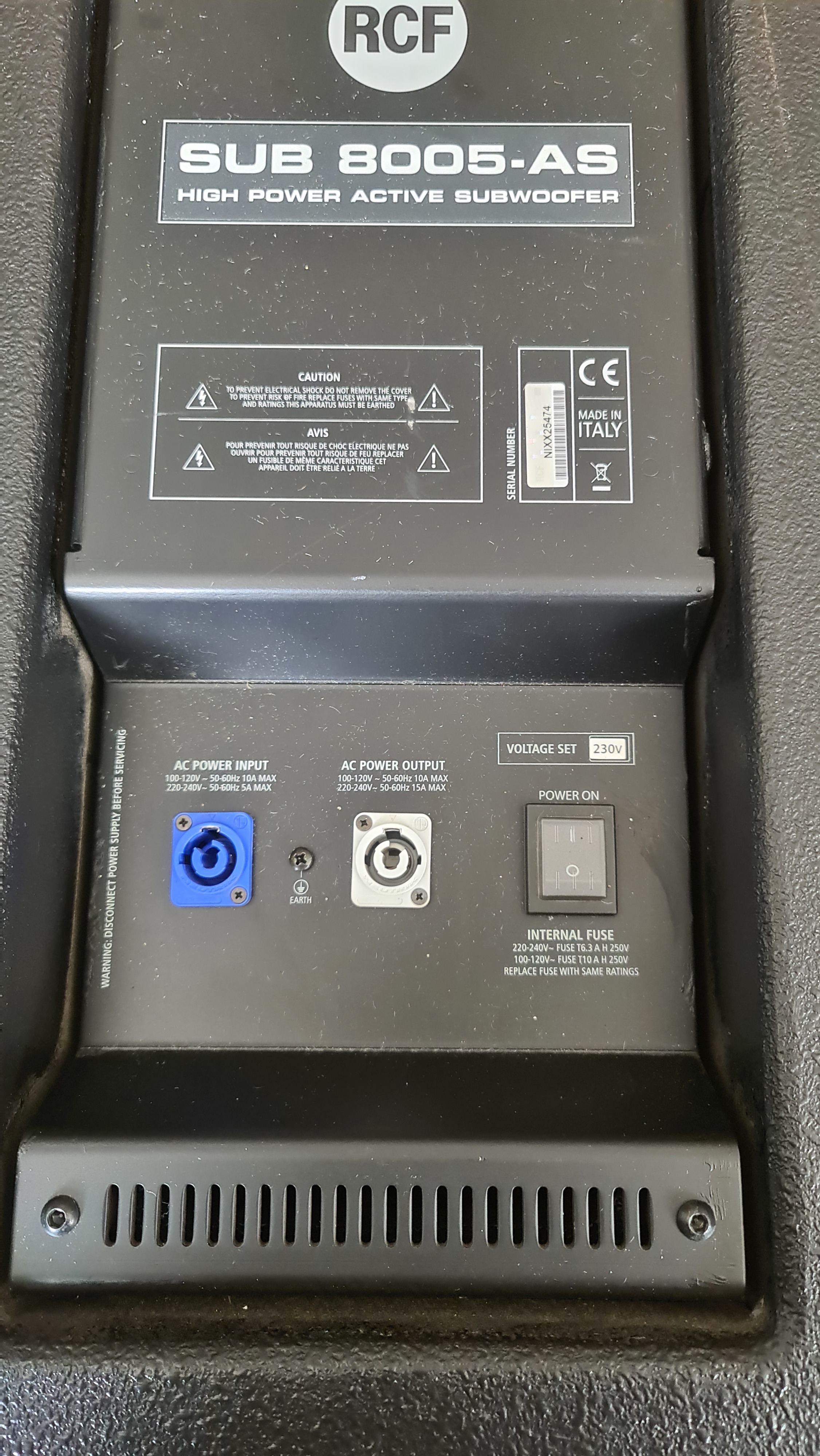 RCF RCF SUB 8005-AS RCF Art 715-A MKII | 2300 EUR - Gebrauchte ...