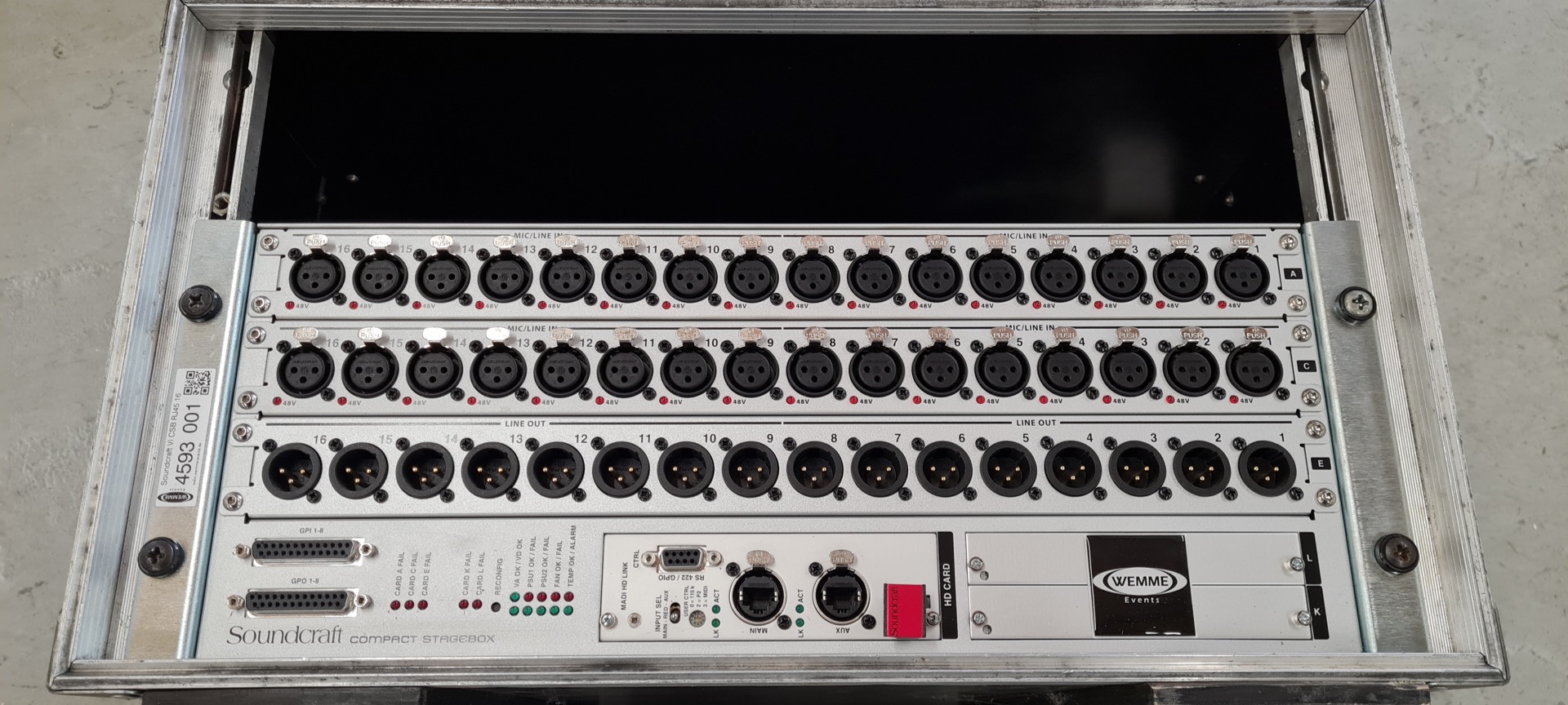 Soundcraft VI1 inklusive Compact Stagebox 32/8/8 RJ45 | 4999 EUR ...