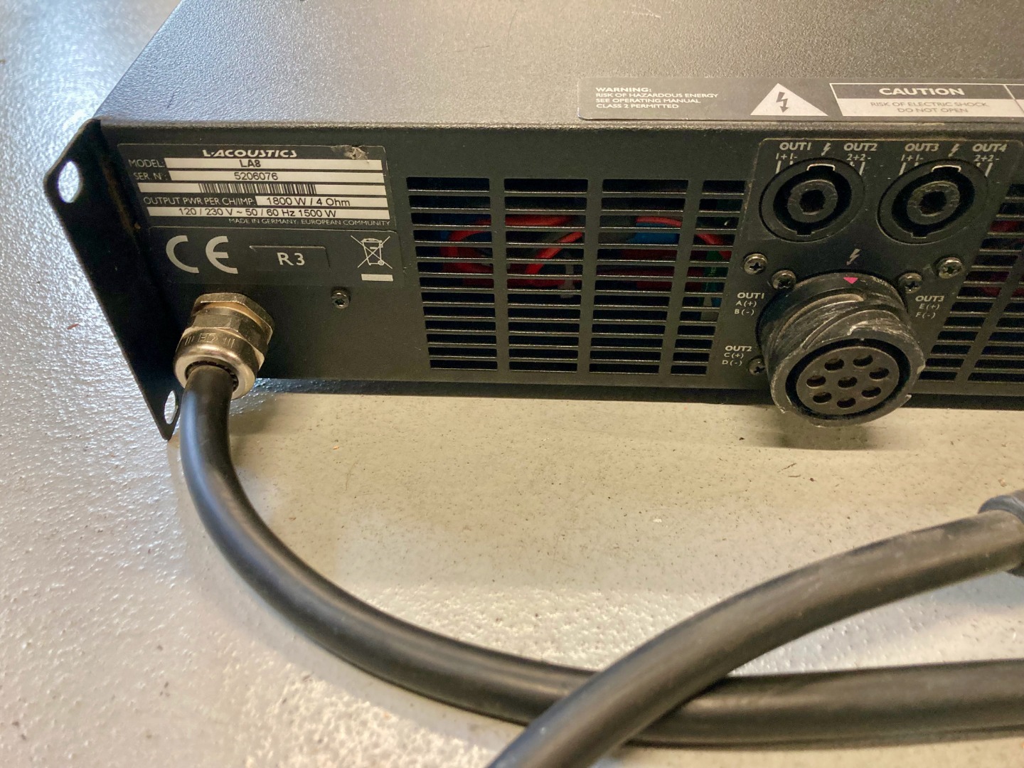 L-Acoustics LA8 Amp aes | 4050 EUR - Gebrauchte-Veranstaltungstechnik ...