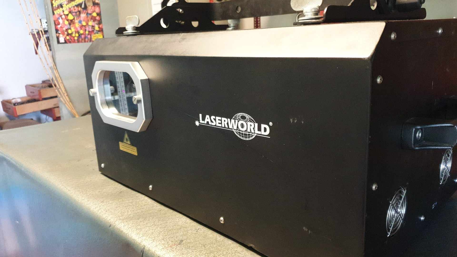 Laserworld PL-8000 rgb full color, analog, Ilda/DMX | 850 EUR ...