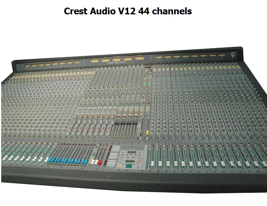Crest Audio V12 mixing console 44 channels mono / Crest Audio V12 ...