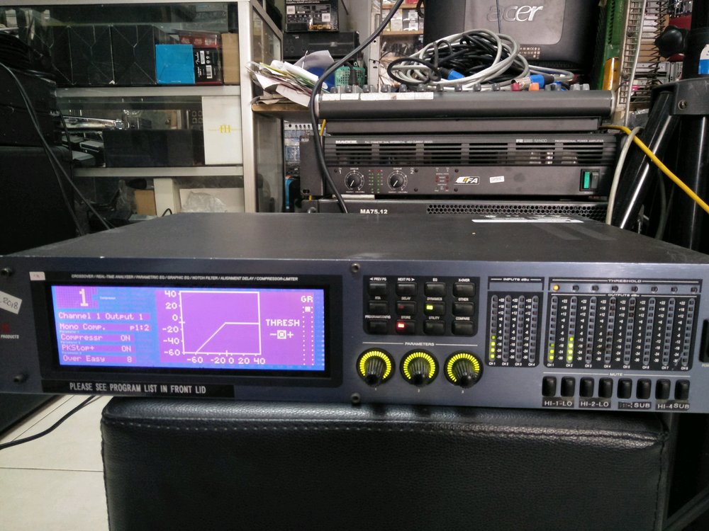 DBX DriveRack 480 MULTIPROCESSOR DRIVE RACK EQUALIZATION & LOUDSPEAKER ...