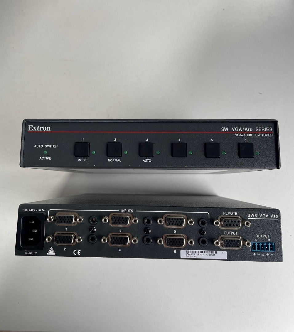 Extron SW VGA / Ars Series 6-fach Switch | 10 EUR - Gebrauchte ...