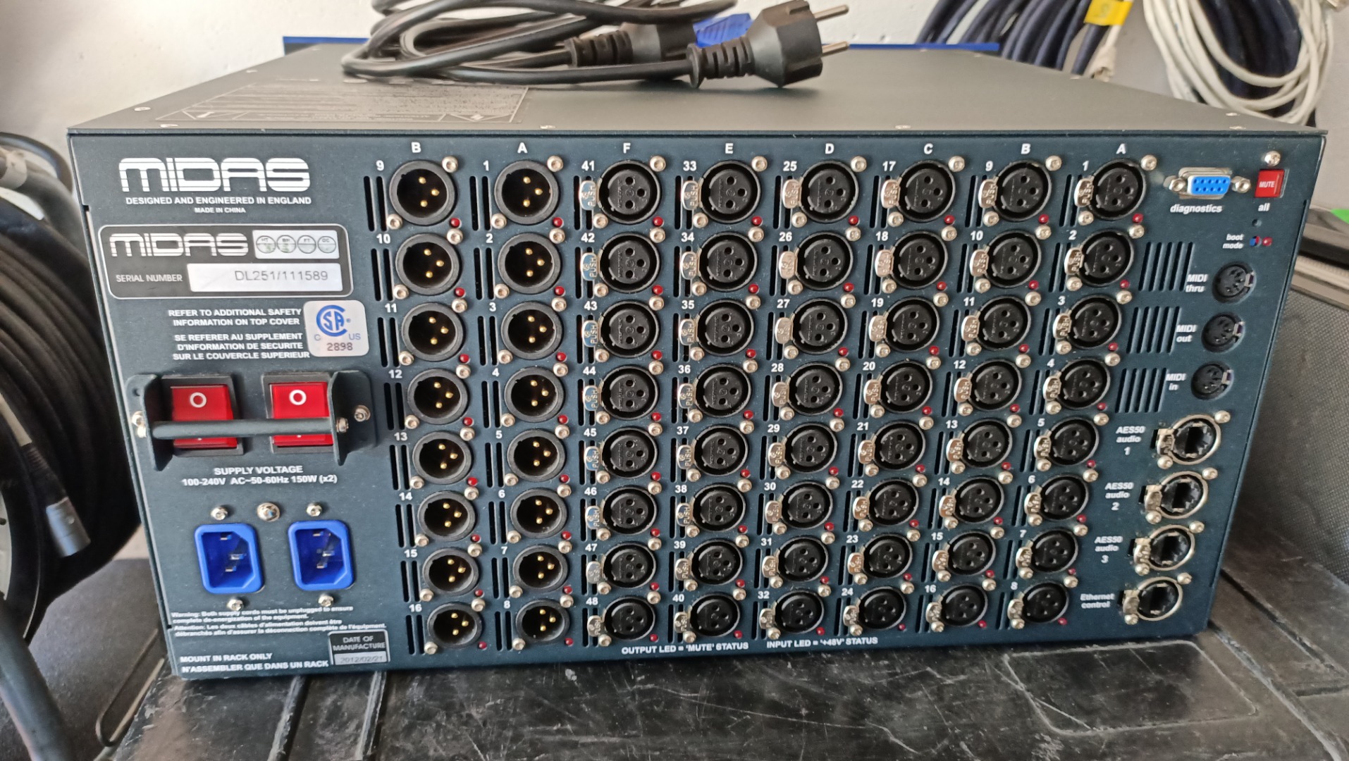 MIDAS DL 251 StageBox | 2800 EUR - Gebrauchte-Veranstaltungstechnik.de ...