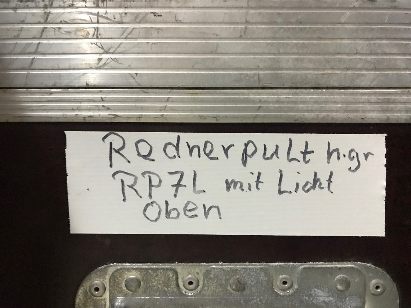 VERK Conen / Mölo RP7L Rednerpult mich Lochblech Frontblende und ...