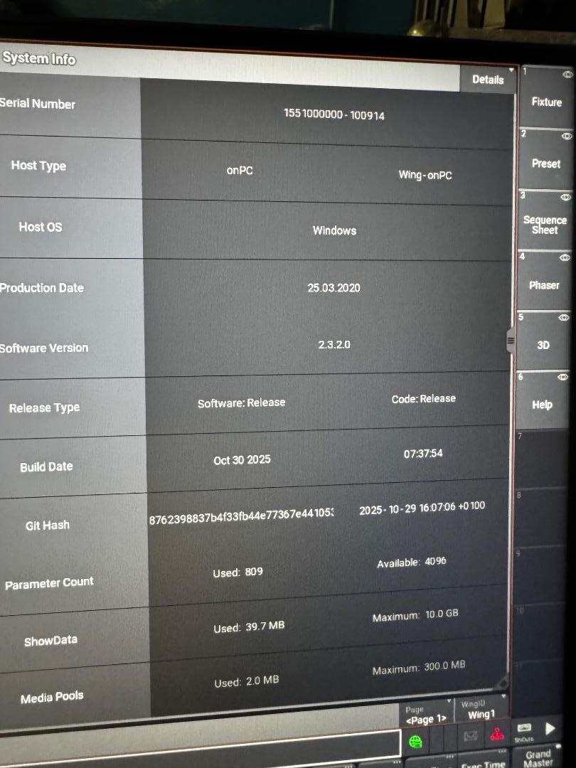 MA LIGHTING GrandMA3 Command and Fader Wing Console | 12500 EUR ...