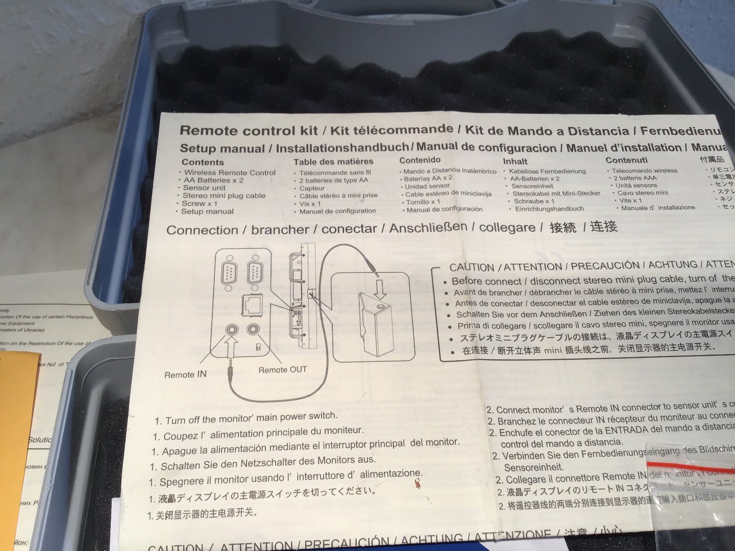 NEC Display Solutions NEC Human Sensor KT-RC3 KT-RC3 und X-Rite ...
