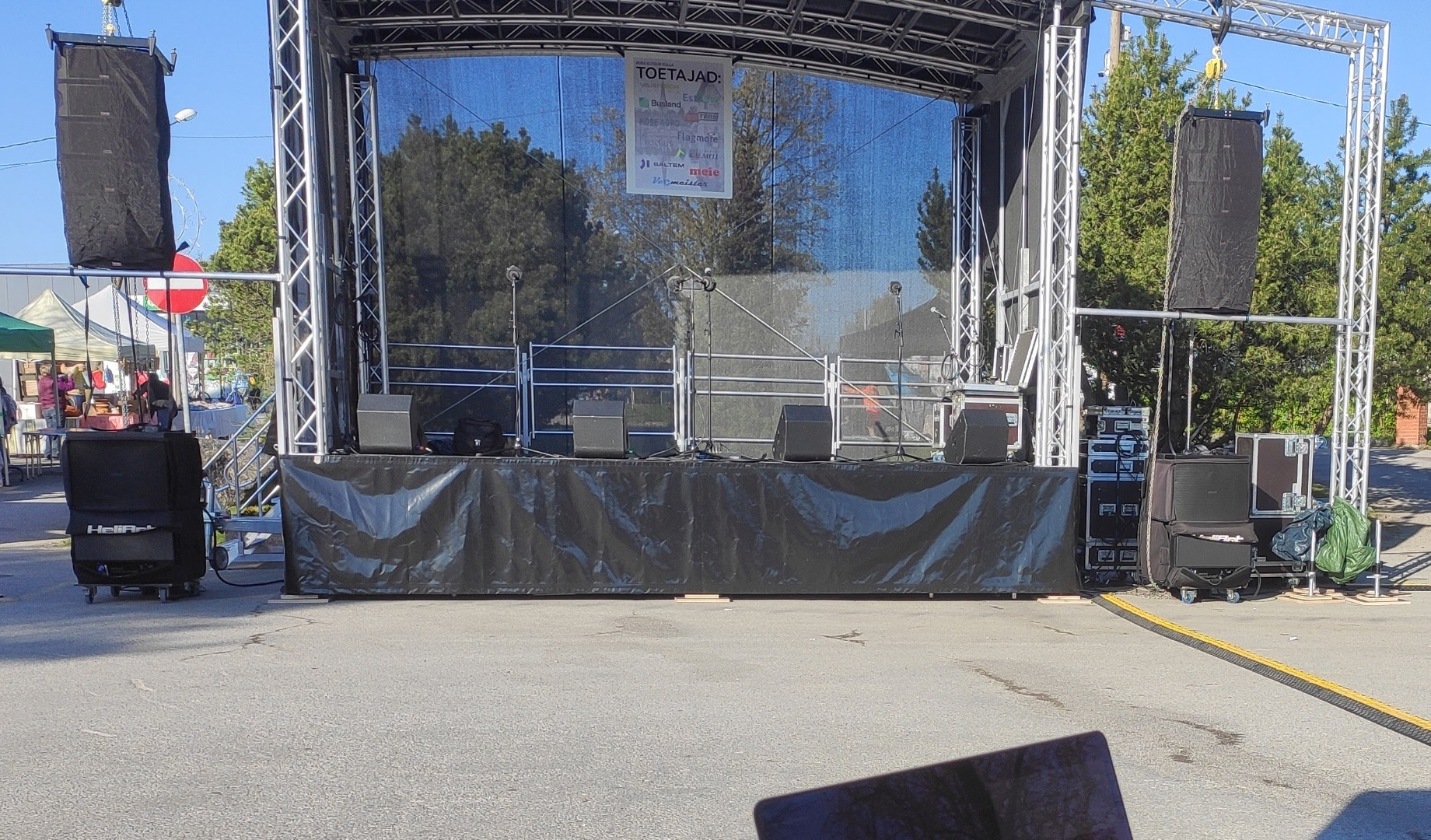 16x EAW NTL720 line array set EAW NTL720 incl. flybars, cabling and ...