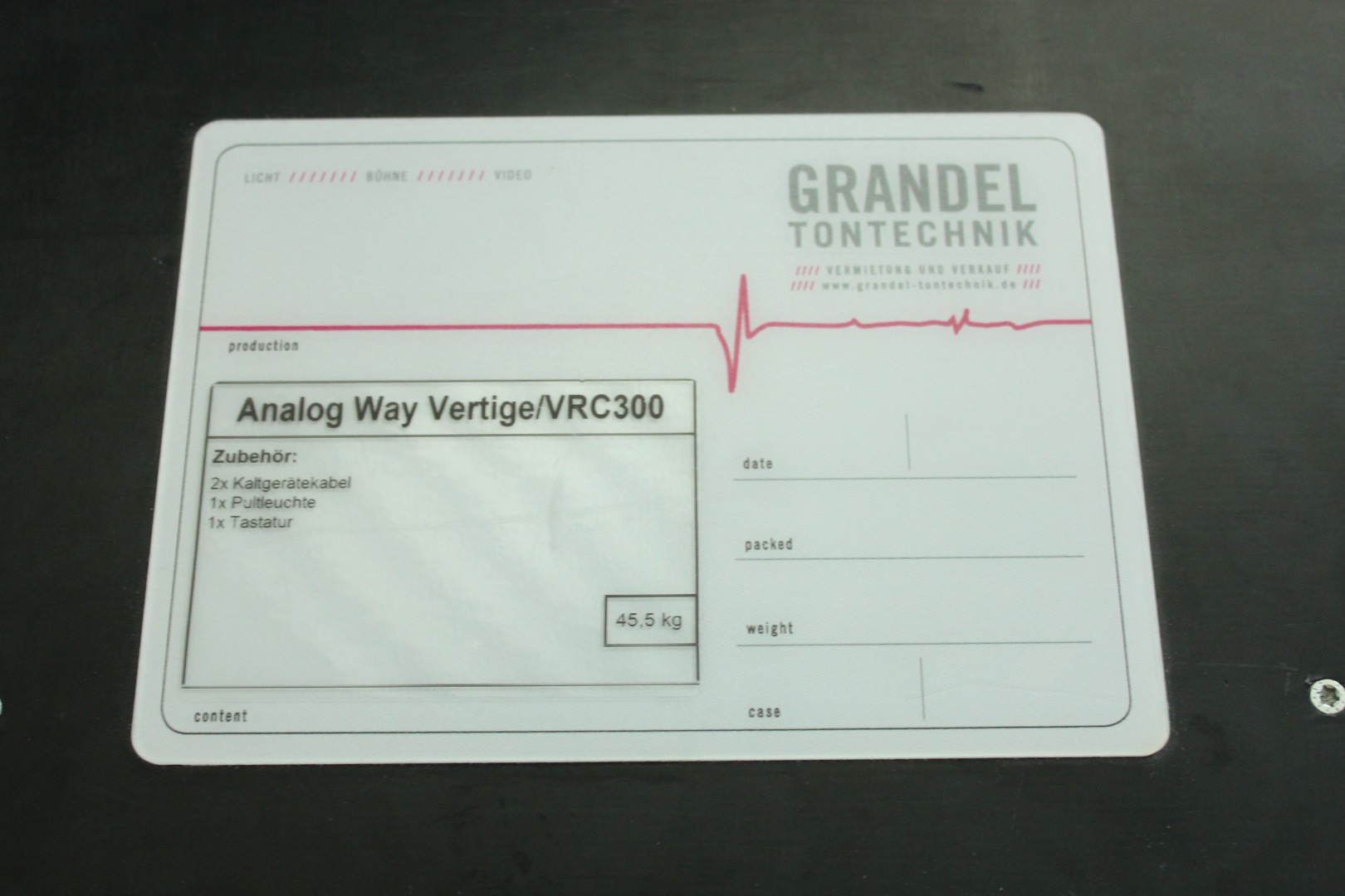 Vertige Analog Way Vertige /VRC300 | 4700 EUR - Gebrauchte ...