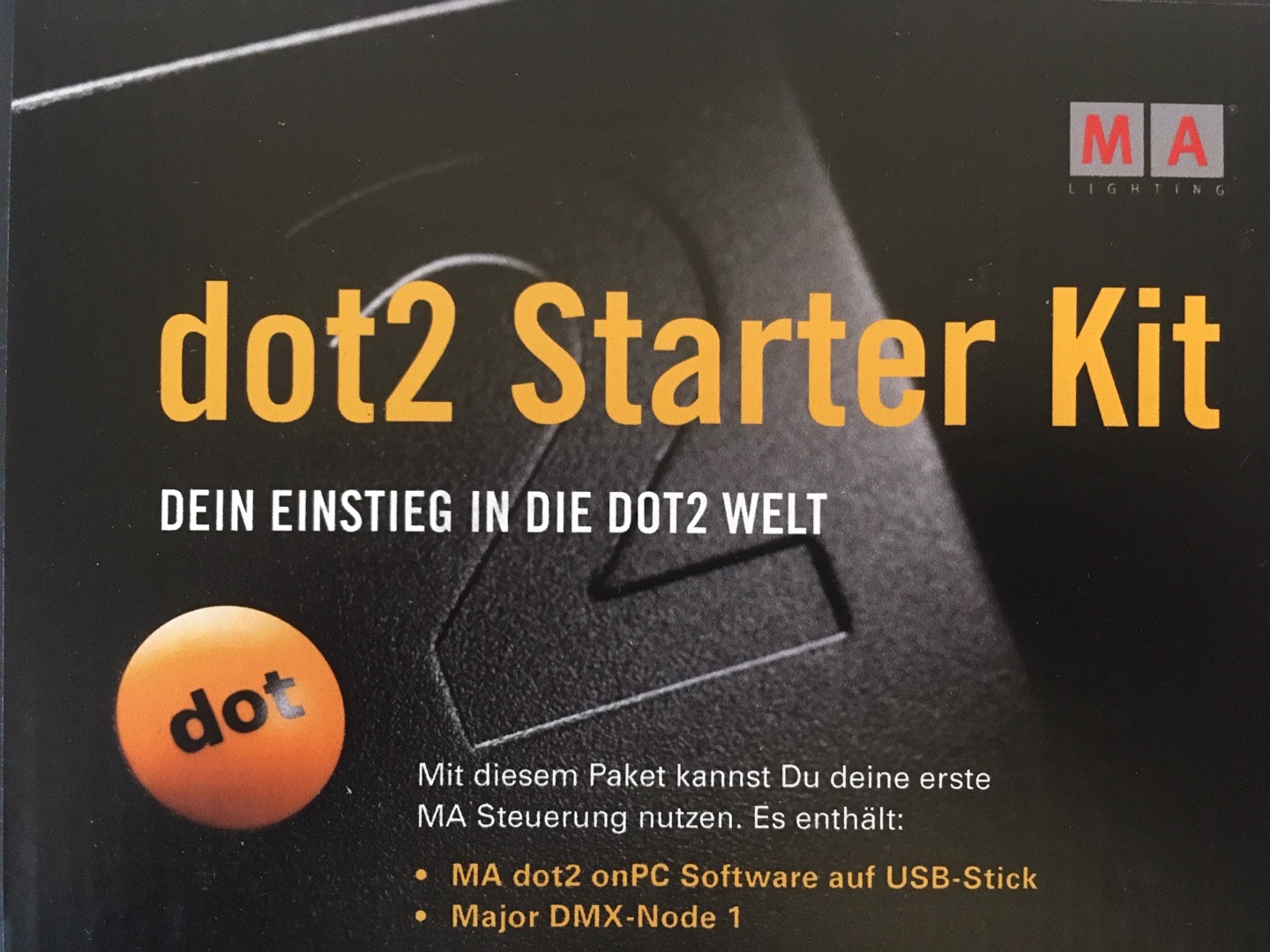 MA Lighting dot2 onPC Starter Kit incl. Major Node 1 V2 - Artnet Node ...