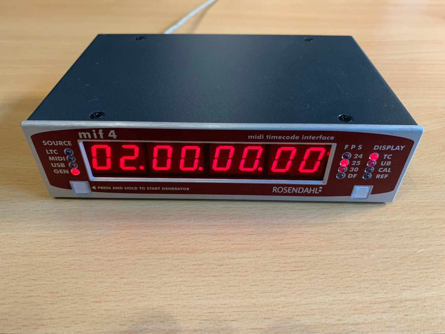 Rosendahl Mif-4 Timecode interface midi LTC | 350 EUR - Gebrauchte ...