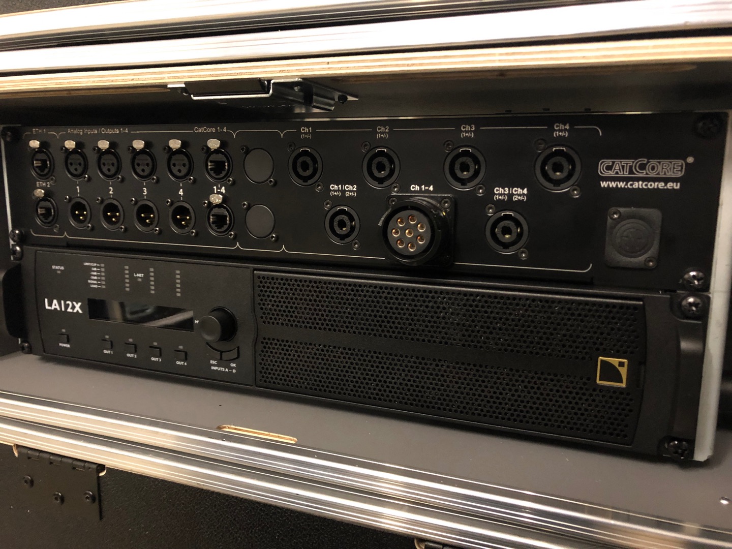 L-acoustics LA4X Set CAT-Core Blende Neu inkl. ProCase QSD Stack | 4000 ...