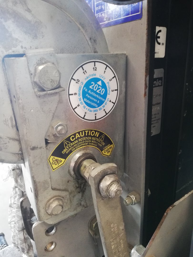 Genie ST25 Gabellift | 1000 EUR - Gebrauchte-Veranstaltungstechnik.de ...