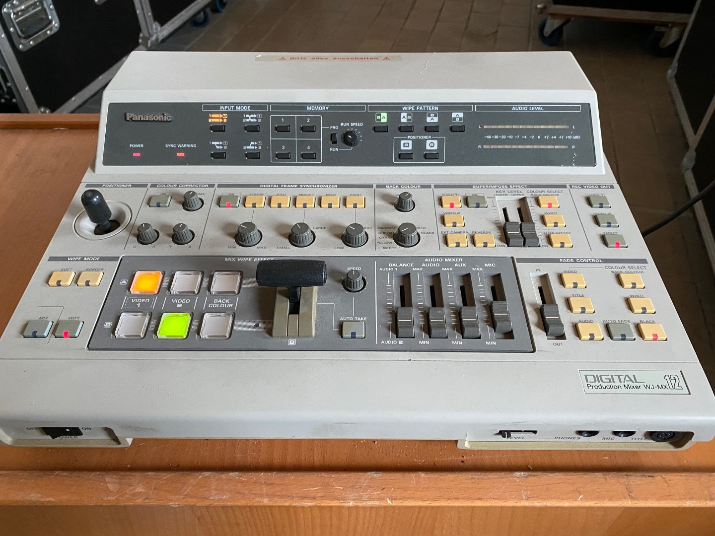Panasonic Production Mixer WJ-MX12 Videomischpult | 85 EUR - Gebrauchte ...