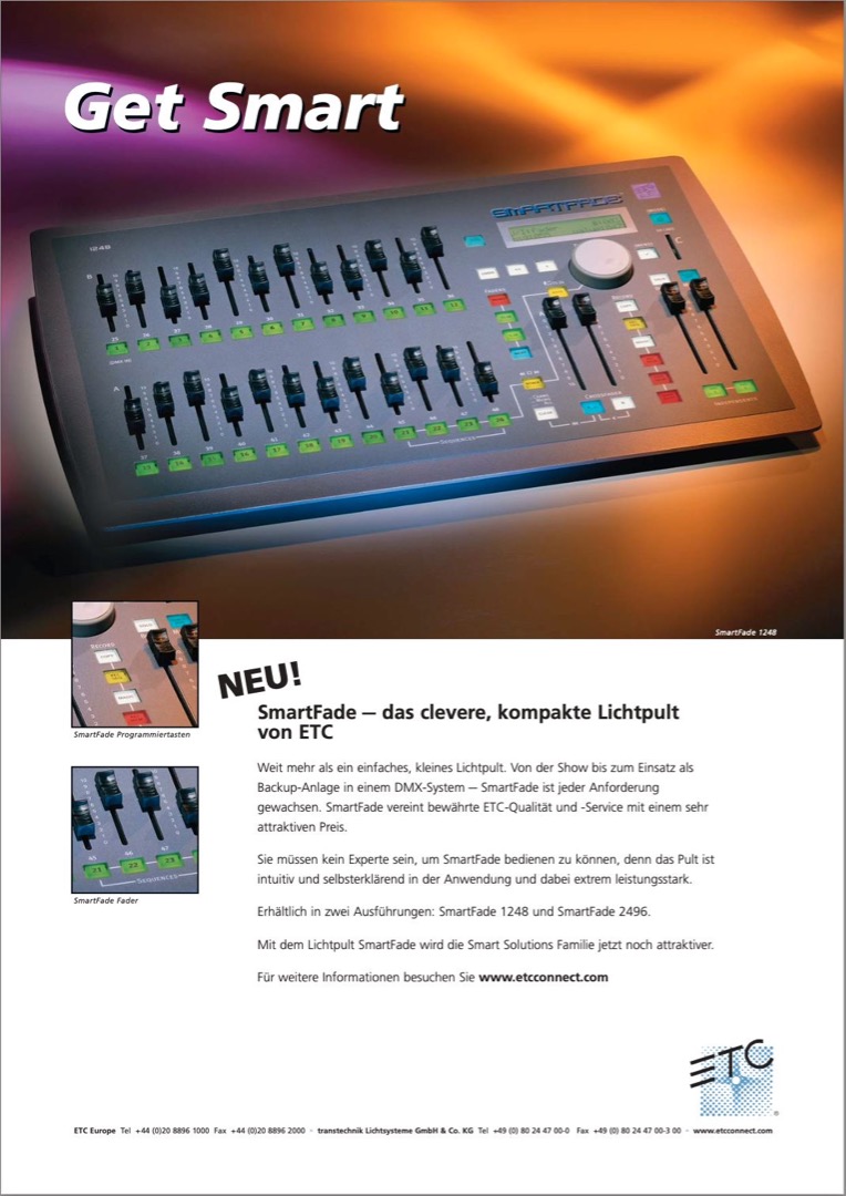 ETC SMARTFADE 1248 | 450 EUR - Gebrauchte-Veranstaltungstechnik.de ...
